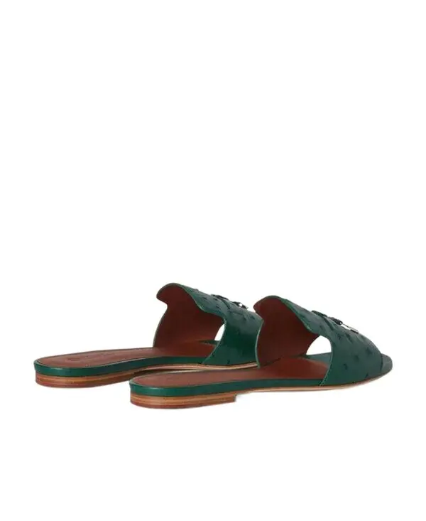 Loro Piana Open Toe Flat Slippers
