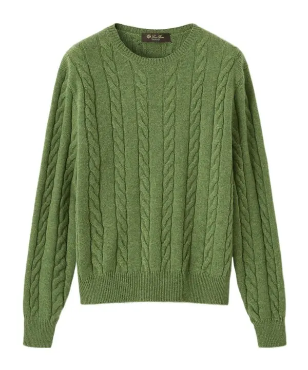 Loro Piana Cedar Crewneck Sweater - Eden Path Melange