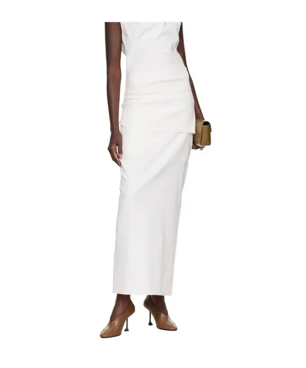 Issey Miyake Stretch Jersey Maxi Skirt