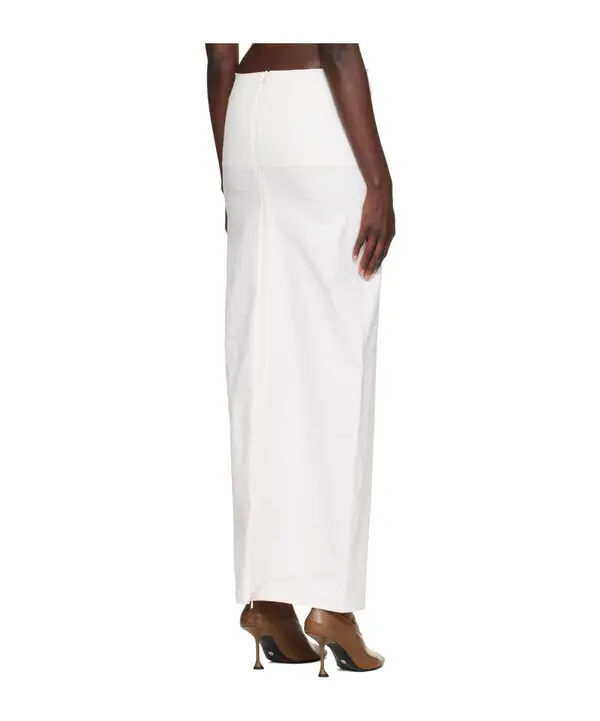 Issey Miyake Stretch Jersey Maxi Skirt