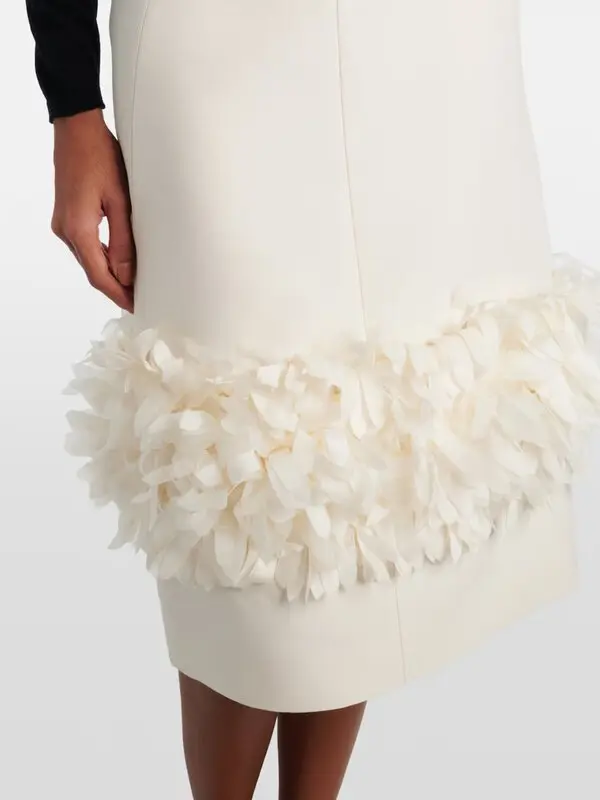 TOTEME Feather Trim Skirt