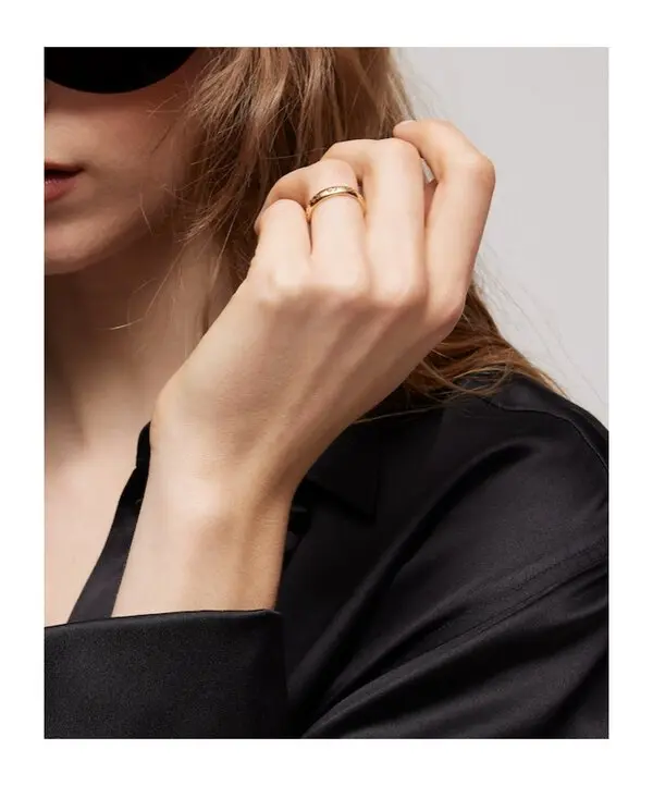 Gucci 18k Gg Icon Ring - Yellow