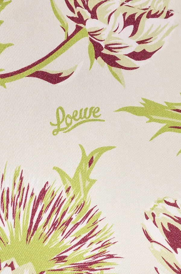 Loewe Artichoke Floral Printed Small Clutch Bag