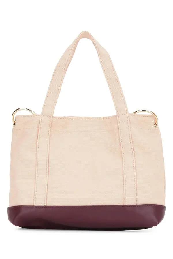 Chloé Logo-patch Canvas Tote Bag