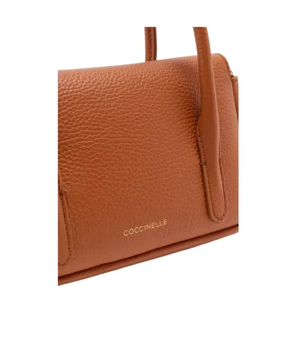 COCCINELLE Grained Leather Mini Handbag