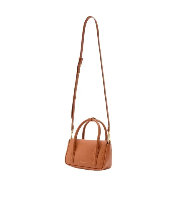 COCCINELLE Grained Leather Mini Handbag