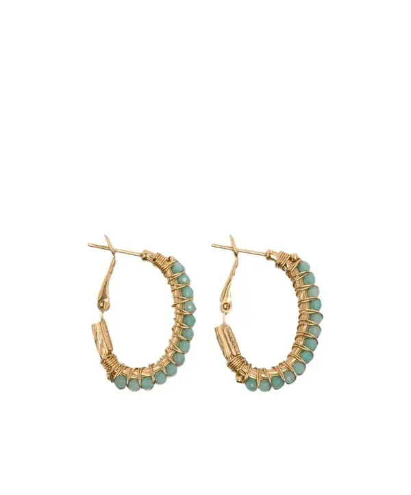 Gas Bijoux Creole Lyre Earrings