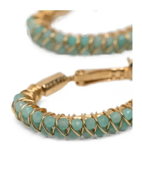Gas Bijoux Creole Lyre Earrings