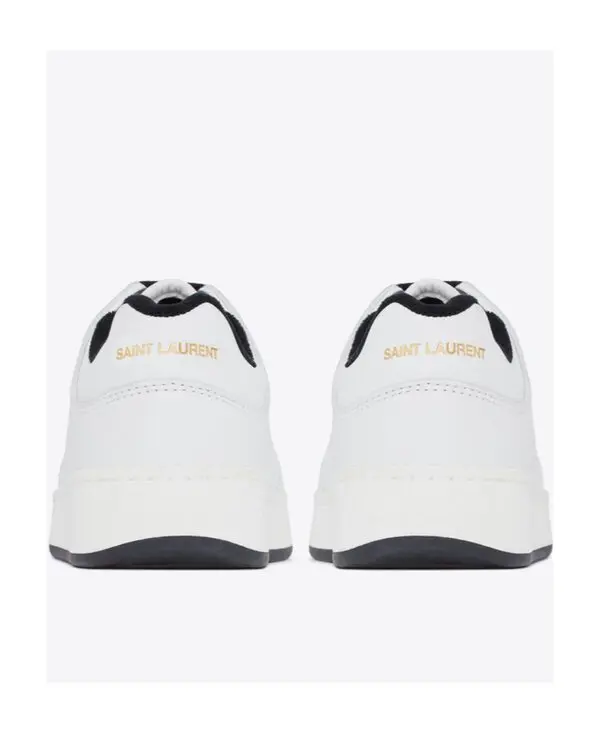 Saint Laurent Sl/61 Low-top Sneakers In Grained Leather