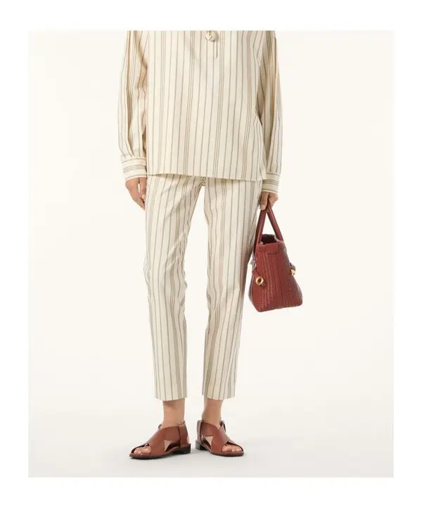 Loro Piana Regan Striped Trousers