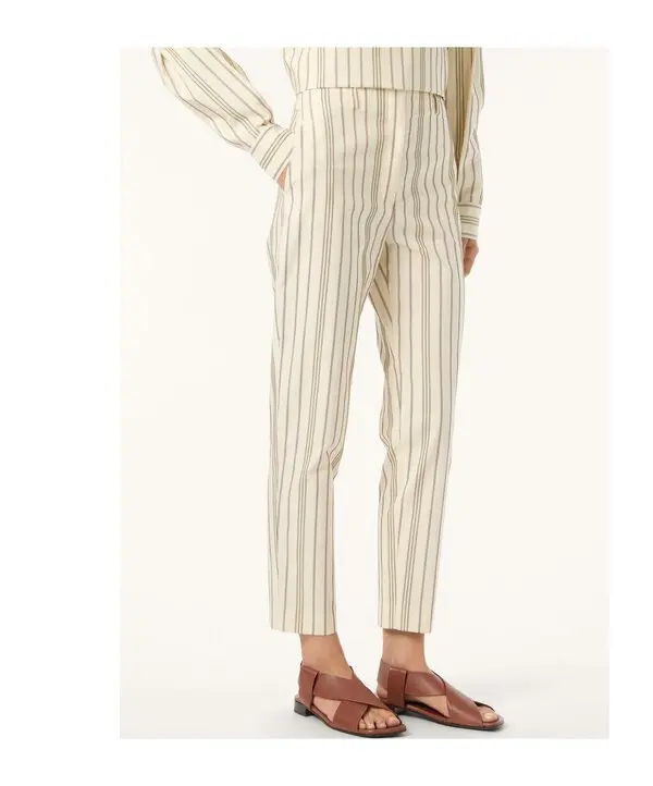 Loro Piana Regan Striped Trousers
