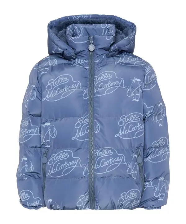 Stella McCartney Long-sleeved Zippered Cotton Jacket - Blue