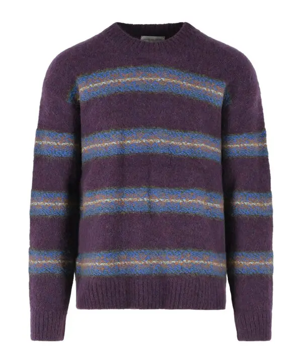 Dries Van Noten Striped Crewneck Jumper