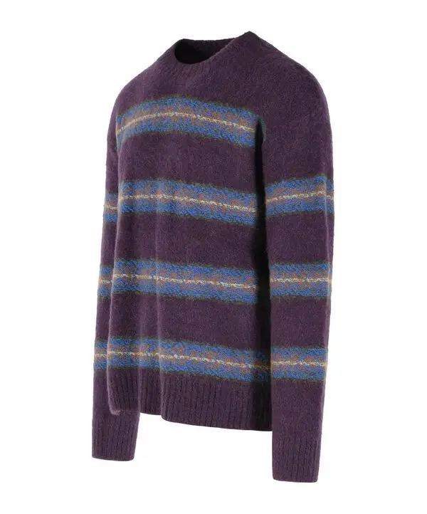 Dries Van Noten Striped Crewneck Jumper