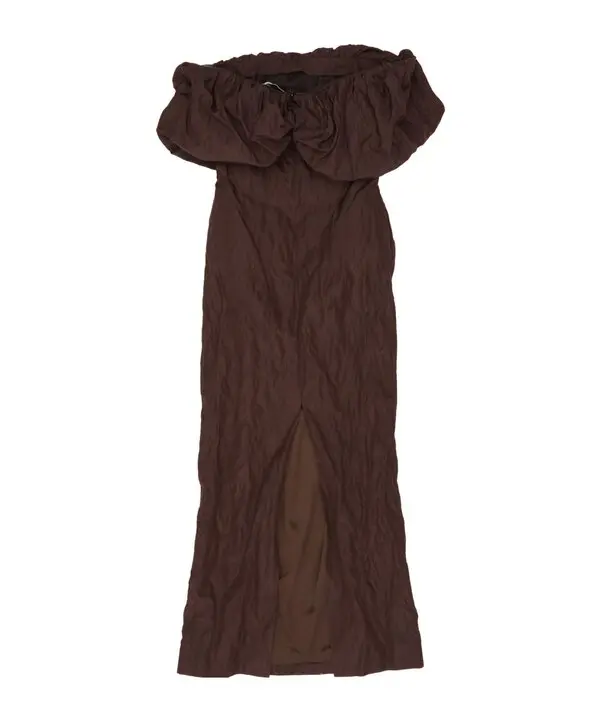 Magda Butrym Ruffled Strapless Dress