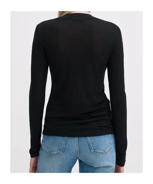 Filippa K Lyocell Cashmere Mock Neck Top