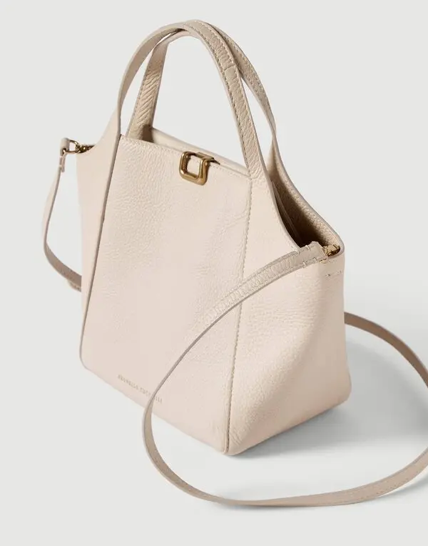 Brunello Cucinelli Sartorial Small Bucket Bag In Soft Grained Leather