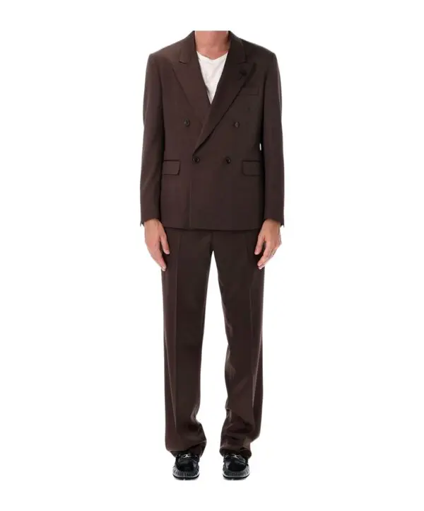 LARDINI Double-breasted Peak-lapel Suit