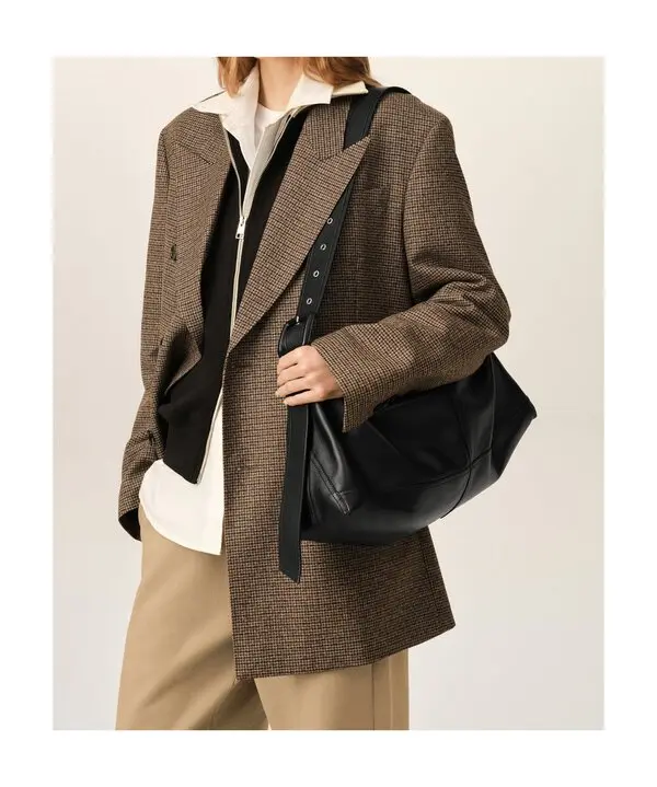AMI Paris Small Taurillon Leather Etienne Crossbody Bag