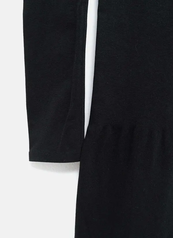 Gucci Seamless Turtleneck Long Sleeve Maxi Dress