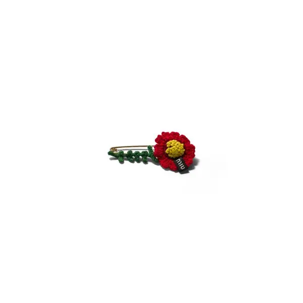 Miu Miu Crochet Brooch