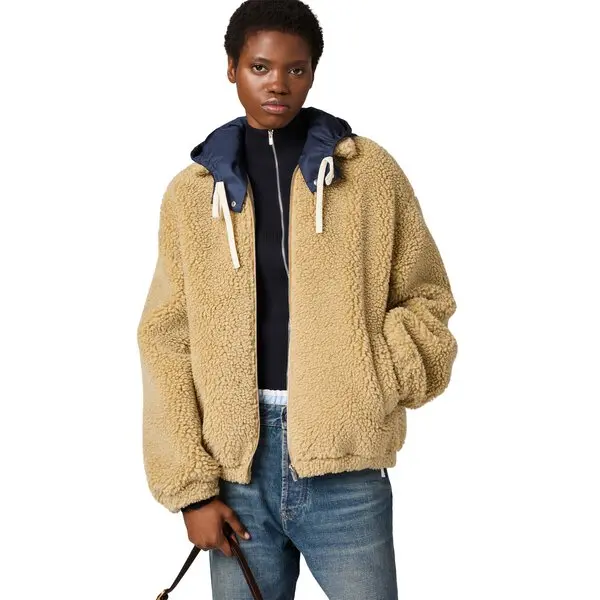 Miu Miu Fleece Blouson Jacket