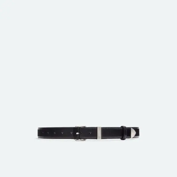Helmut Lang Leather Wardrobe Belt - Black