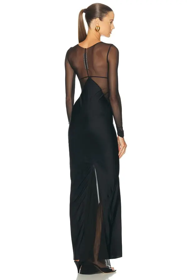 Rick Owens Combo Gown - Black
