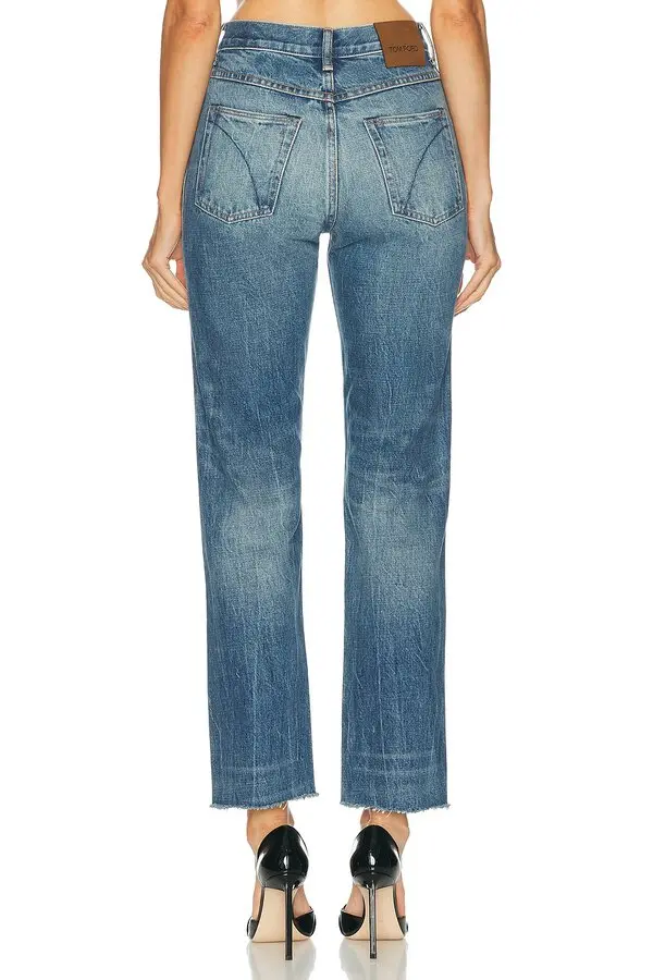 TOM FORD Melanie Straight Leg Jeans