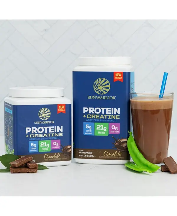 SUNWARRIOR Warrior Blend Protein Powder With Creatine