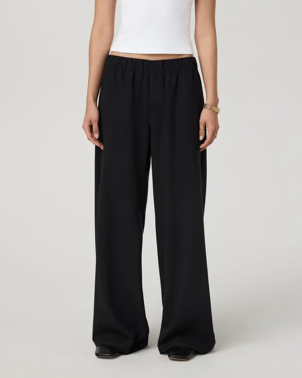 Vuori Sander Elastic Waist Trouser Long - Black