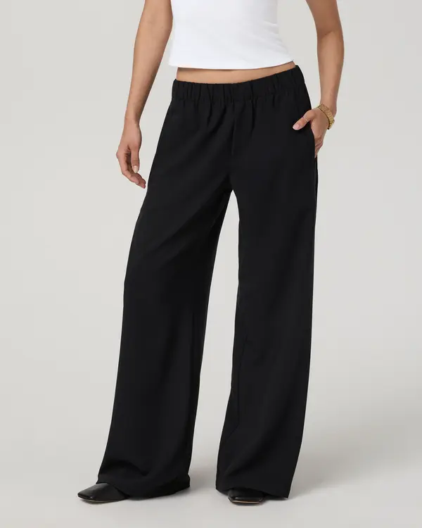Vuori Sander Elastic Waist Trouser Long - Black