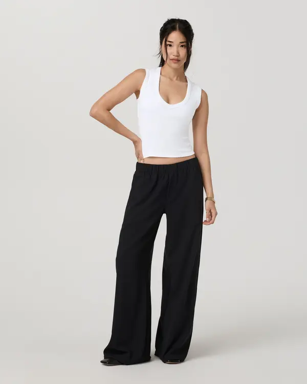 Vuori Sander Elastic Waist Trouser Shorts - Black