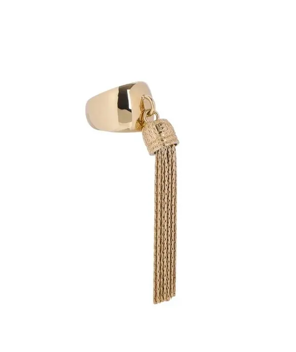 Balmain Brass Tasseled Ring