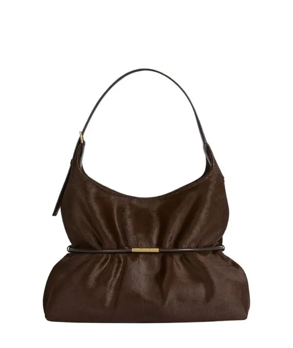 Balmain Sphynx Medium Bag In Pony-effect Leather