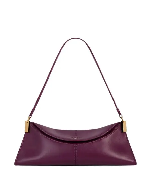 Balmain Smooth Leather 64-83 Small Bag - Purple