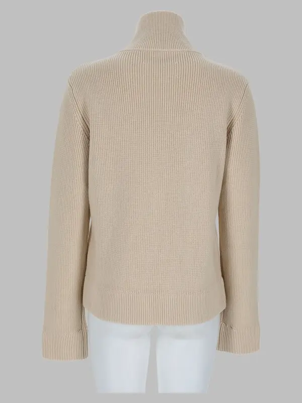MAISON MARGIELA Cardigan Con Zip - Beige
