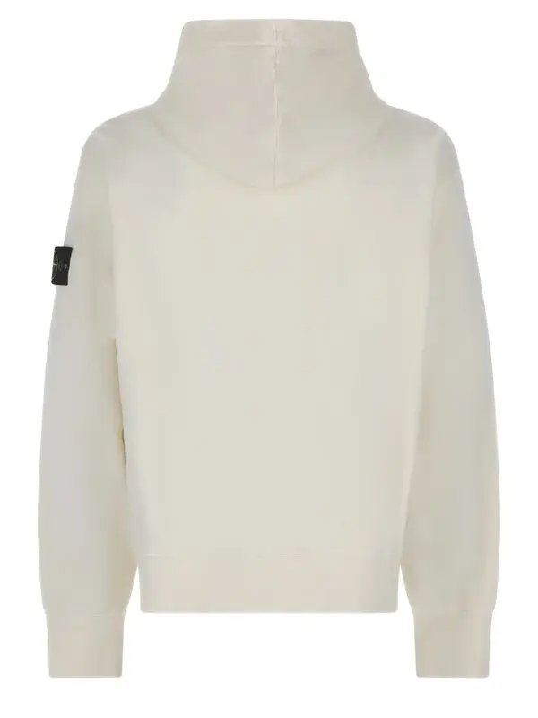Stone Island Felpa Con Patch Logo