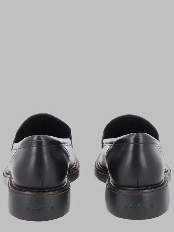 Hogan H704 Leather Loafers
