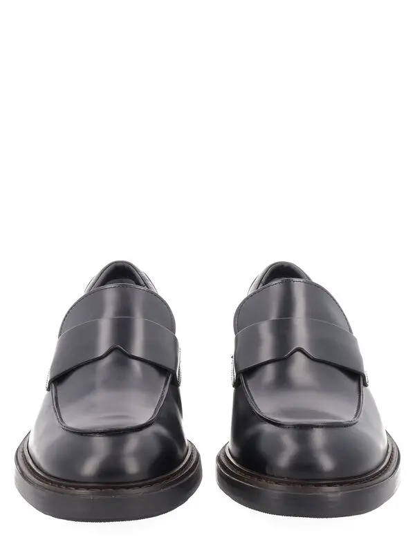 Hogan H704 Leather Loafers