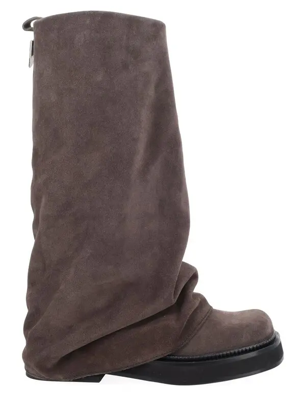 Attico Robin Combat Boots - Brown