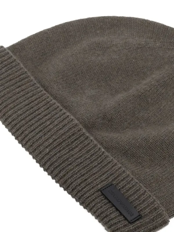 Emporio Armani Ribbed Beanie