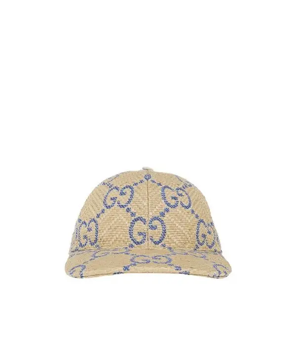 Gucci Gg Woven Baseball Cap - Nude