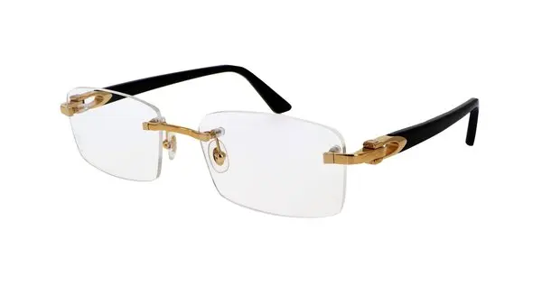 Cartier Rectangle Frameless Glasses