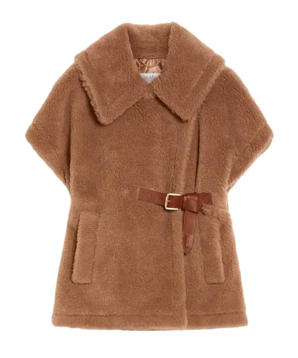 Max Mara Faux Fur Gilet - Camel