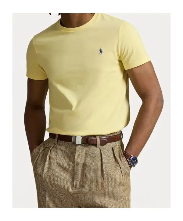 Polo Ralph Lauren Logo Crew Neck T-shirt - Yellow