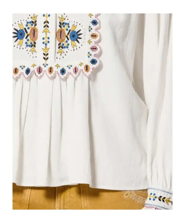 Isabel Marant Étoile Monique Embroidered Top