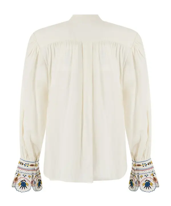 Isabel Marant Étoile Monique Embroidered Blouse - White