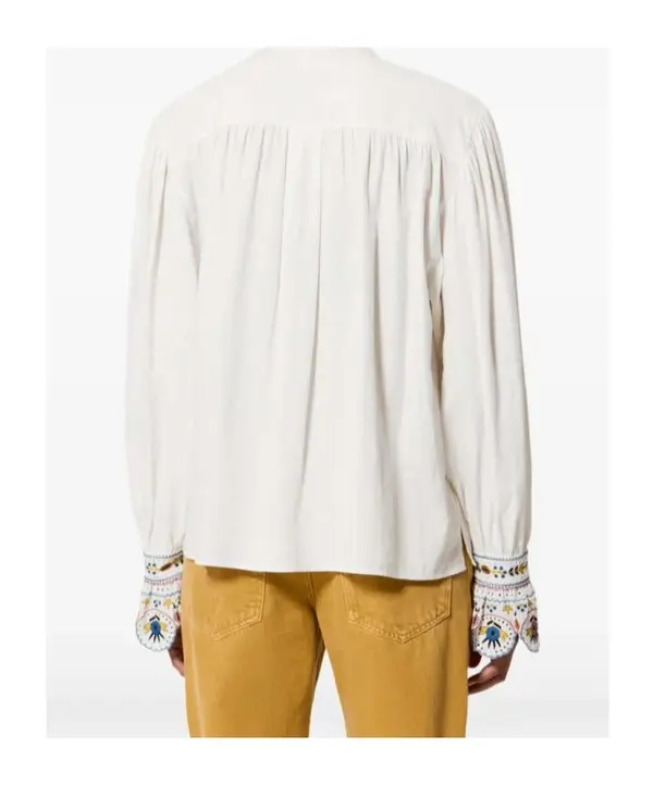Isabel Marant Étoile Monique Embroidered Blouse - White
