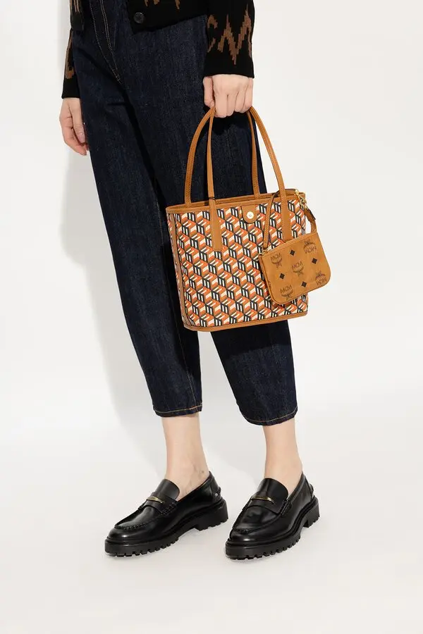 Mcm Liz Reversible Mini Top Handle Bag